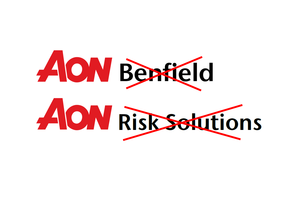Aon stellt die Marken Benfield und Risk Solutions ein ...